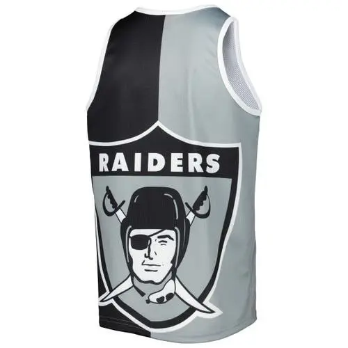 Mitchell & Ness Bo Jackson /silver Las Vegas Raiders Retired Player Graphic Tank Top