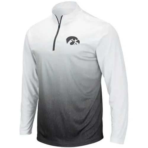 COLOSSEUM Iowa Hawkeyes Magic Team Logo Quarter-zip Jacket