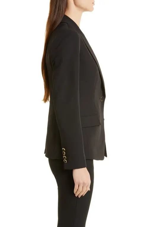 MILLY Cady Avery One-button Blazer - Black