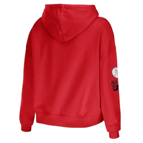 WEAR BY ERIN ANDREWS St. Louis Cardinals Cropped Pullover Hoodie