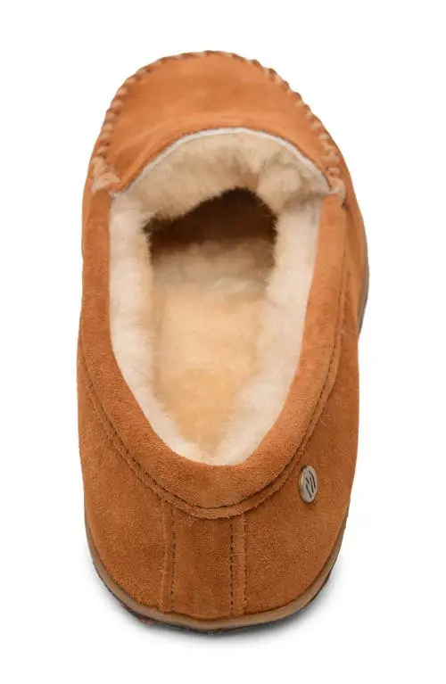 Minnetonka Tobie Water-resistant Shearling-lined Slippers - Brown