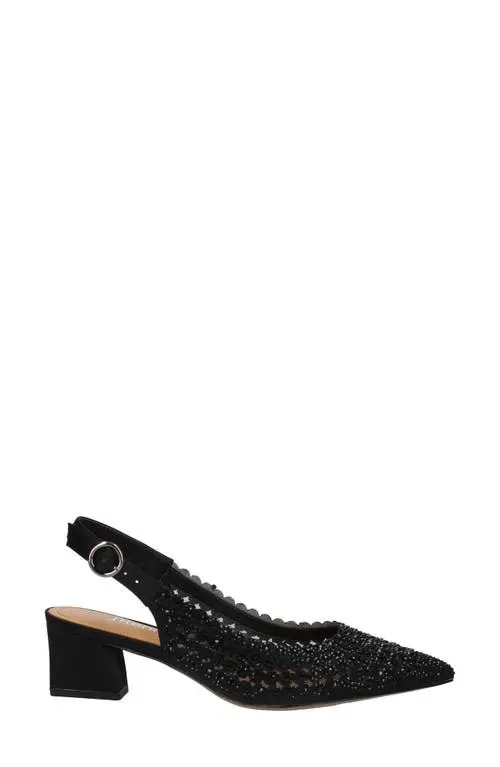 J. Reneé Pranil Pointed-toe Slingback Pump - Black