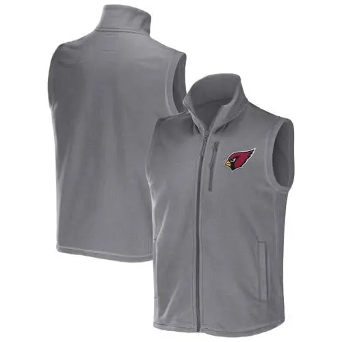 NFL X DARIUS RUCKER Collection Fanatics Arizona Cardinals Polar Fleece Full-zip Vest - Gray
