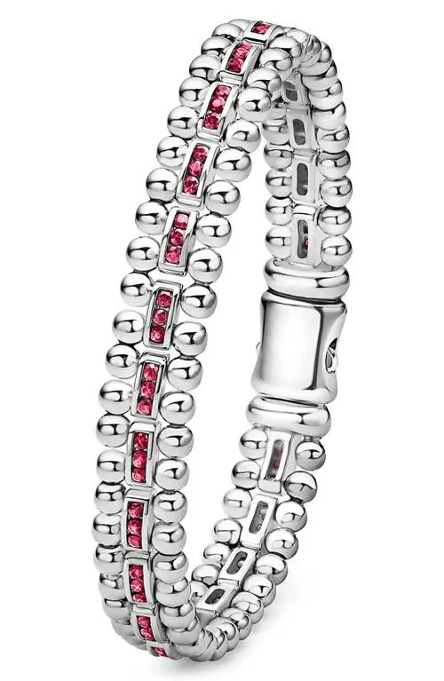 Lagos Caviar Spark Link Bracelet - Silver