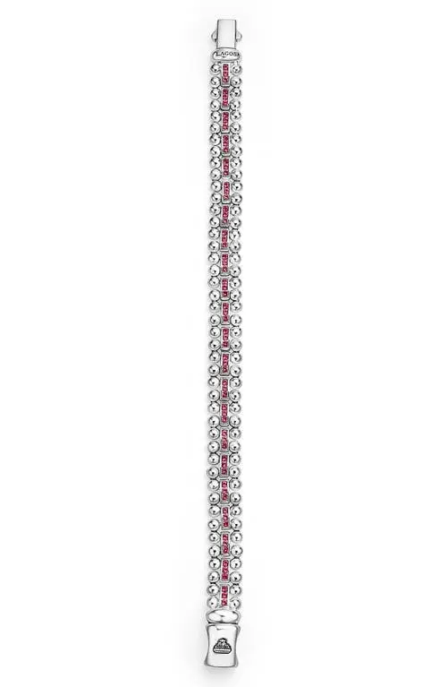 Lagos Caviar Spark Link Bracelet - Silver