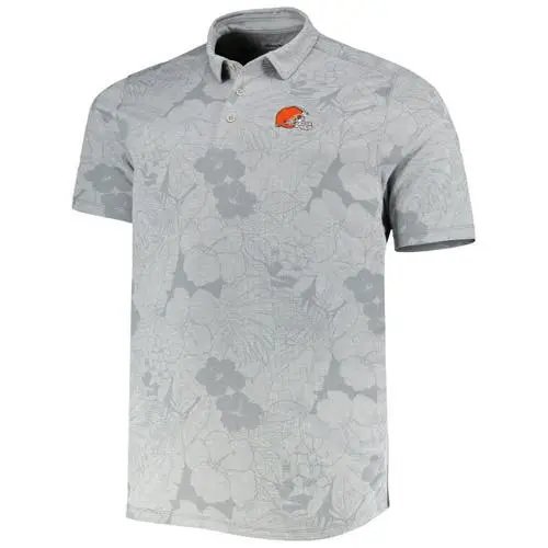 Tommy Bahama Cleveland Browns Big & Tall Miramar Blooms Polo