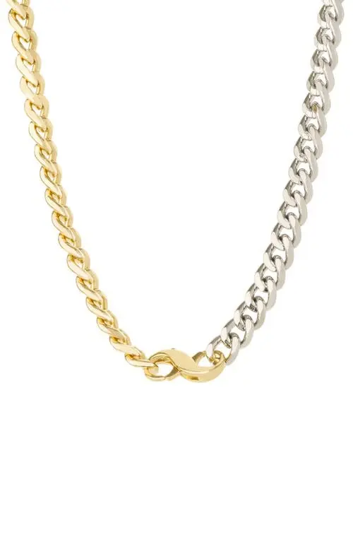 Ettika Mixed Finish Chain Necklace