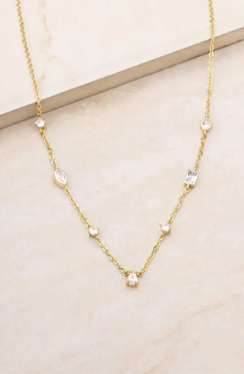 Ettika Crystal Station Necklace