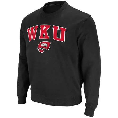 COLOSSEUM Western Kentucky Hilltoppers Arch Over Logo Pullover Sweatshirt - Black