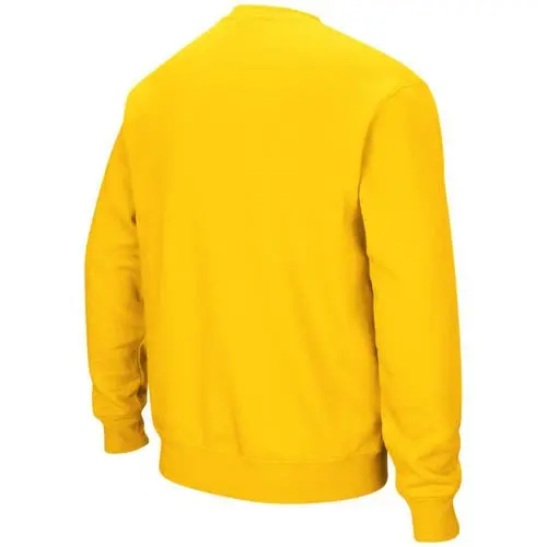 COLOSSEUM Michigan Wolverines Arch & Logo Crew Neck Sweatshirt