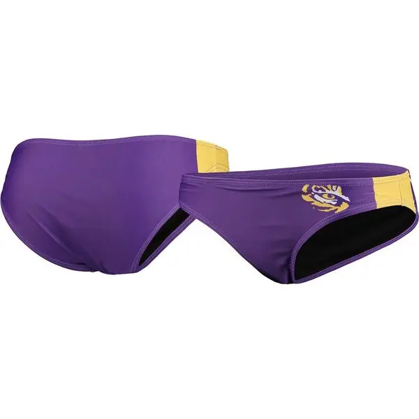 FOCO Lsu Tigers Wordmark Bikini Bottom - Purple