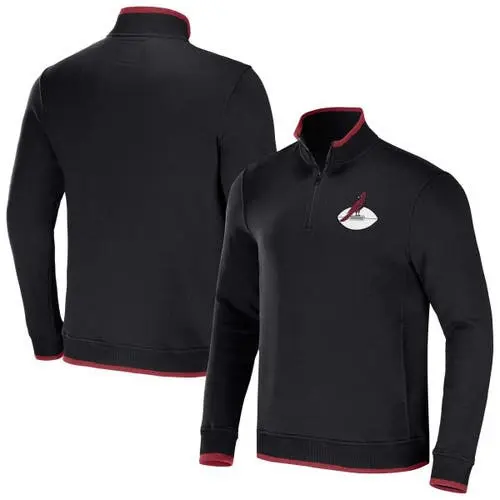 NFL X DARIUS RUCKER Collection Fanatics Arizona Cardinals Logo Quarter-zip Top - Black