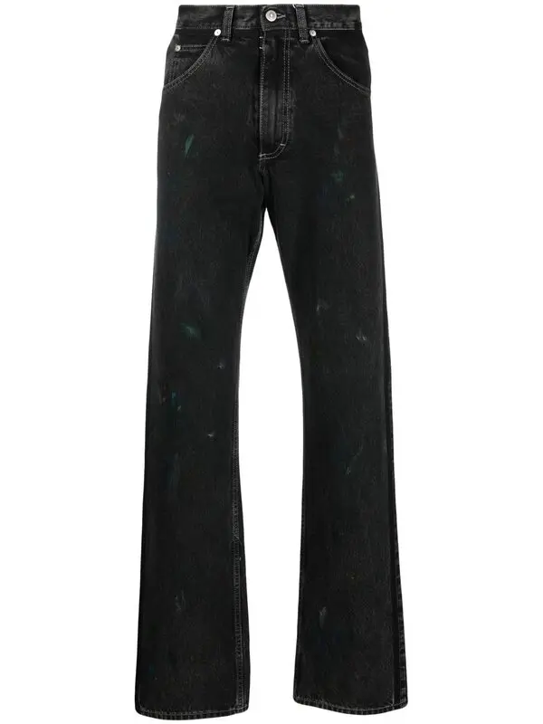 MAISON MARGIELA Paint Splatter Straight-leg Jeans