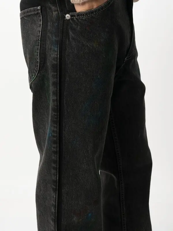 MAISON MARGIELA Paint Splatter Straight-leg Jeans