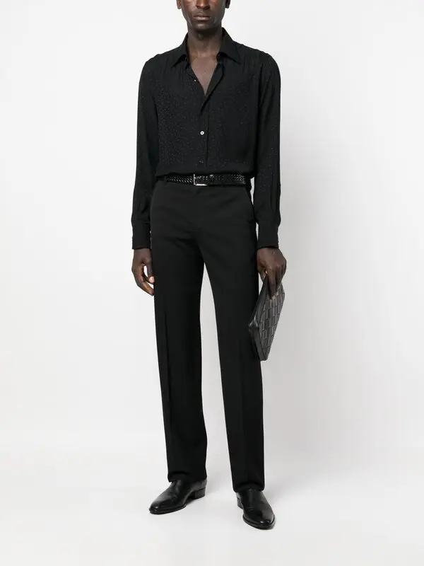 TOM FORD Polka-dot Long-sleeve Shirt