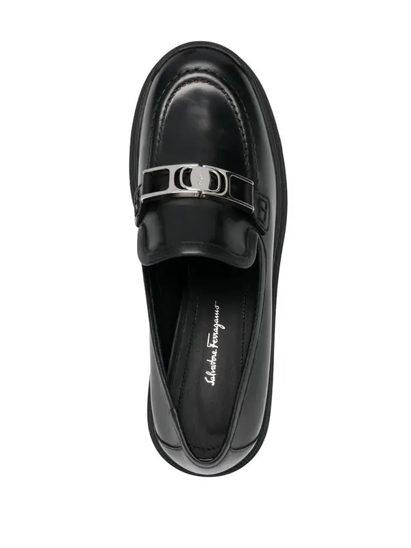 FERRAGAMO Vara Chain 40mm Loafers