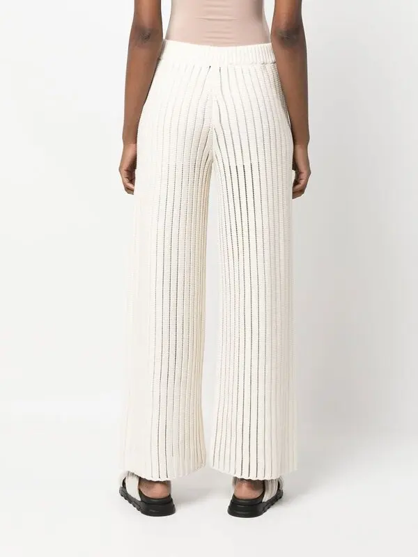 Fabiana Filippi Ribbed Wide-leg Trousers