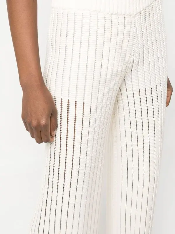 Fabiana Filippi Ribbed Wide-leg Trousers