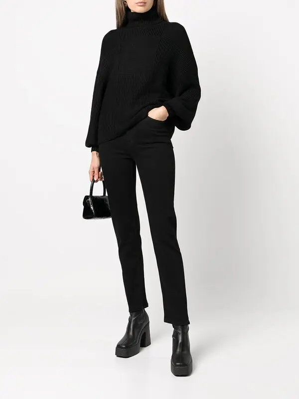 RE/DONE High-rise Straight-leg Jeans