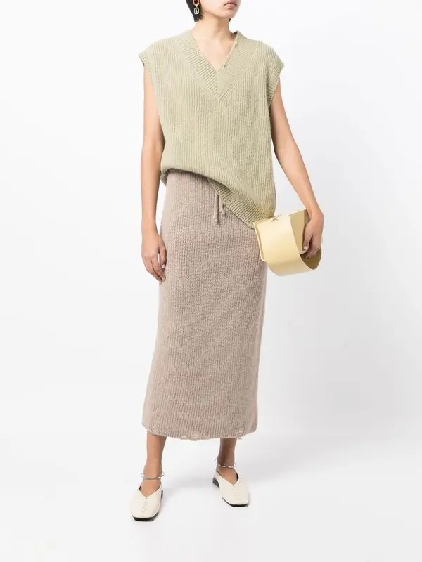 REJINA PYO Leanne Ribbed-knit Skirt