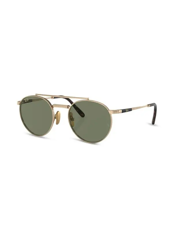 Ray-ban Round-frame Titanium Sunglasses