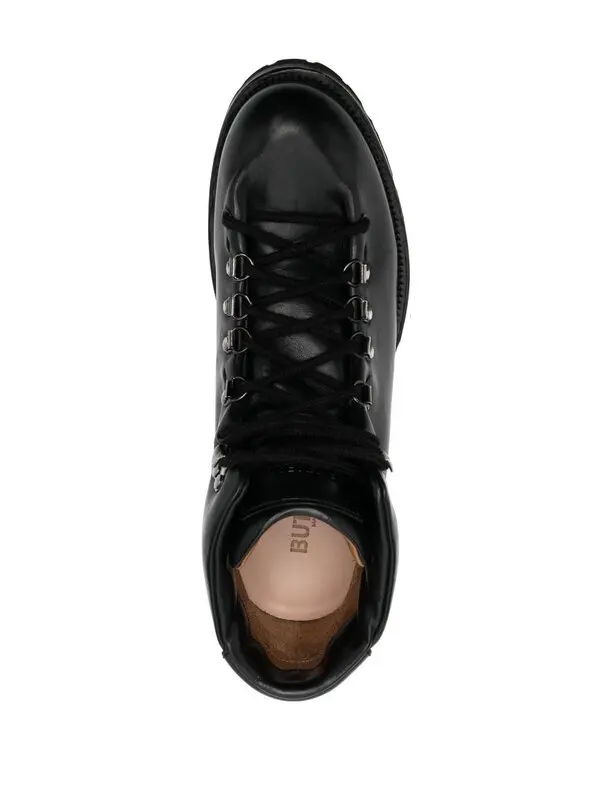 BUTTERO® Lace-up Ankle Boots - Black