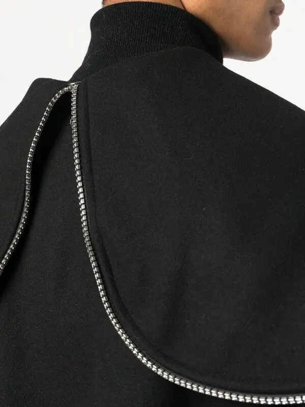 Givenchy Raised-logo Hooded Varsity Jacket