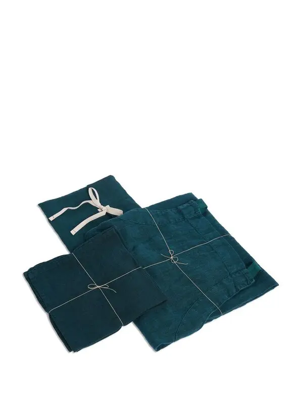 ONCE MILANO Linen Kitchen Apron