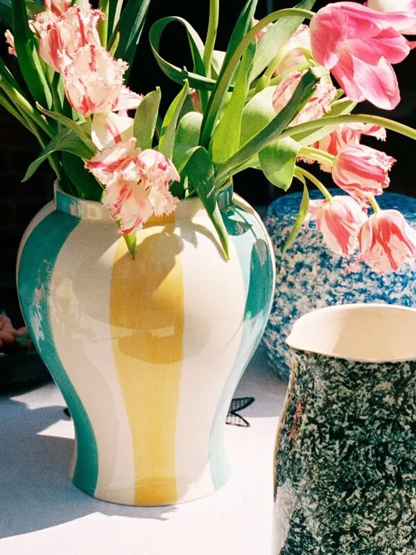 HAY Large Sobremesa Porcelain Vase