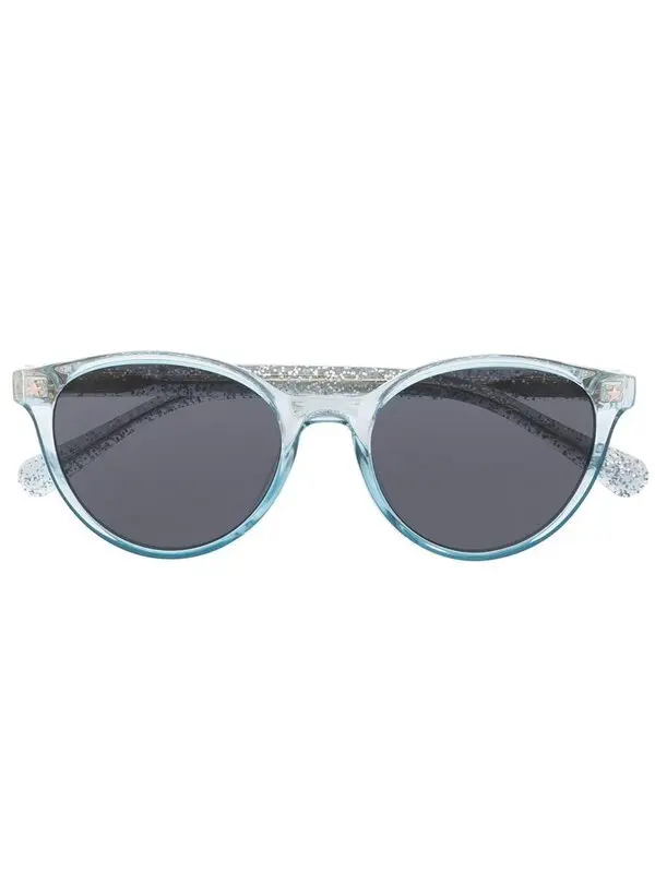 CHIARA FERRAGNI Round Frame Sunglasses - Blue
