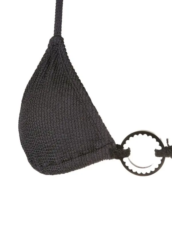 AMIR SLAMA Ribbed-detail Bikini