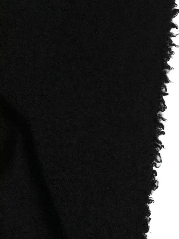 Faliero Sarti Frayed-edge Scarf - Black