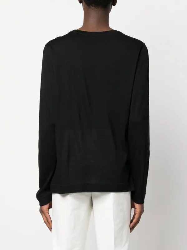 ZANONE Crew-neck Virgin-wool T-shirt