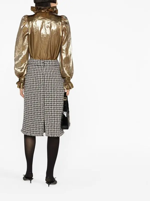 LANVIN Tweed Pencil Skirt