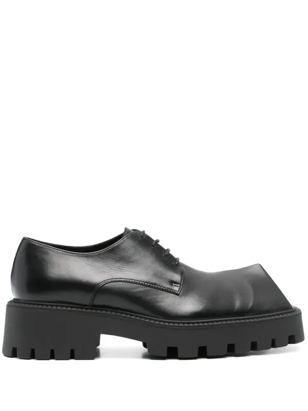 Balenciaga Rhino Derby Shoes - Black | Editorialist