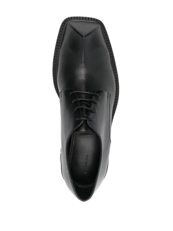 Balenciaga Rhino Derby Shoes - Black | Editorialist