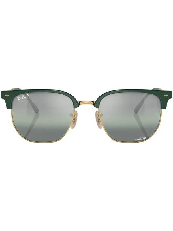 Ray-ban Clubmaster Square-frame Sunglasses - Green