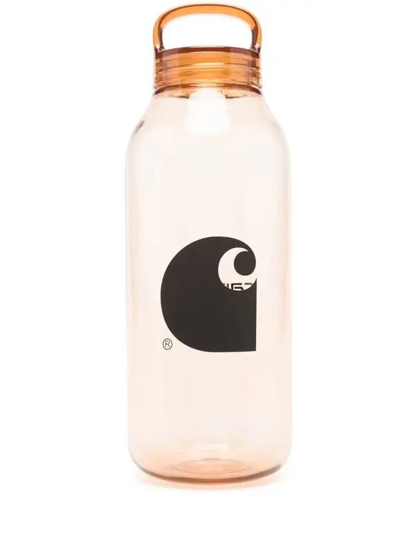Carhartt Work In Progress Logo Print Water Bottle - Neutrals