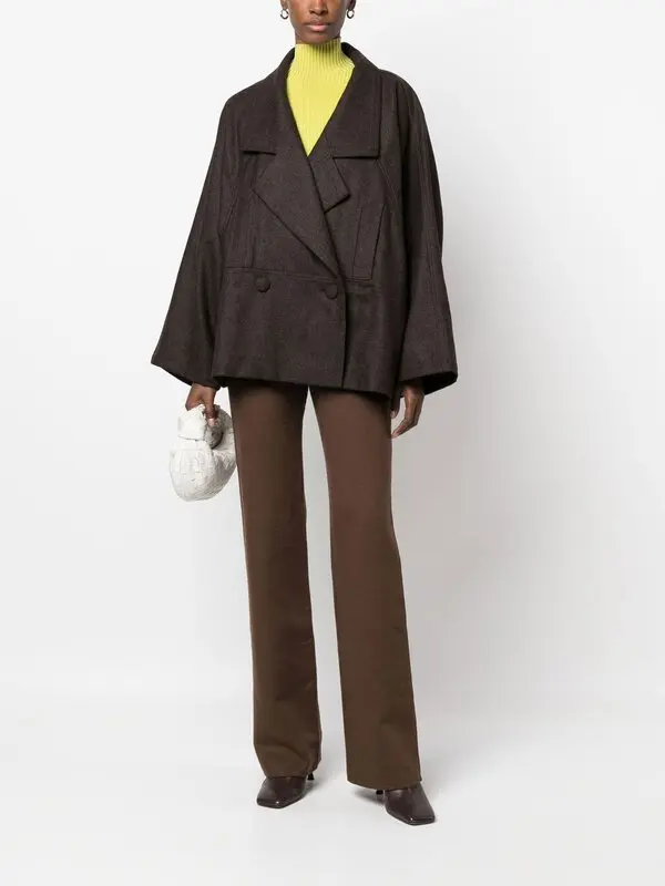 Veronique Leroy A-line Double-breasted Blazer