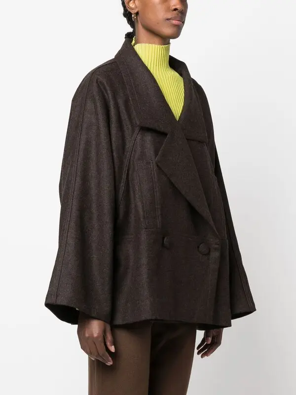 Veronique Leroy A-line Double-breasted Blazer
