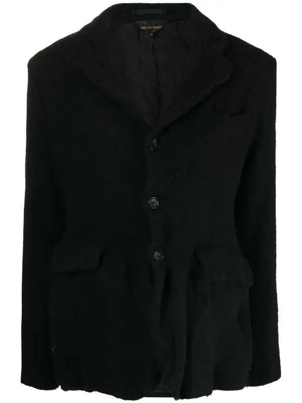 Comme Des Garçons Felted-finish Single-breasted Blazer