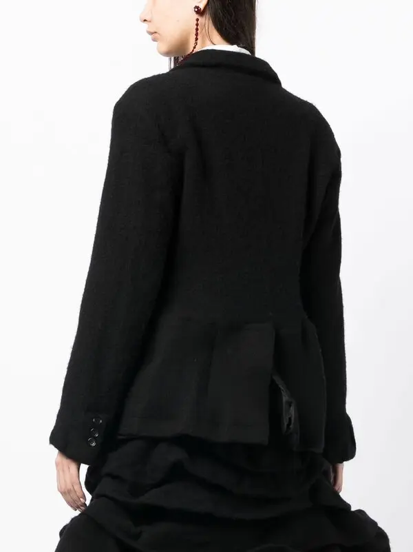 Comme Des Garçons Felted-finish Single-breasted Blazer