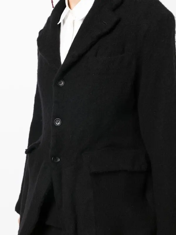 Comme Des Garçons Felted-finish Single-breasted Blazer