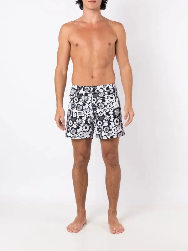 AMIR SLAMA Graphic-print Swimming Trunks