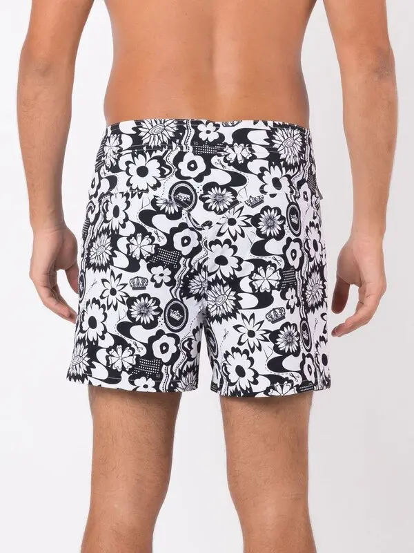AMIR SLAMA Graphic-print Swimming Trunks