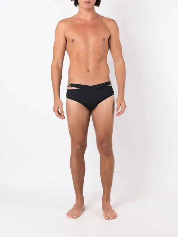 AMIR SLAMA Cut-out Swimming Trunks