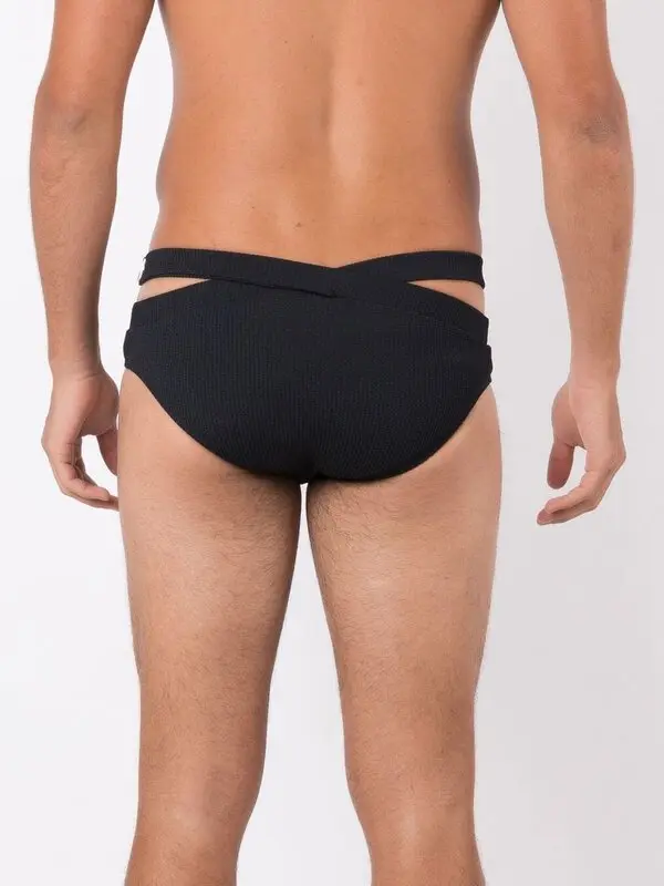 AMIR SLAMA Cut-out Swimming Trunks