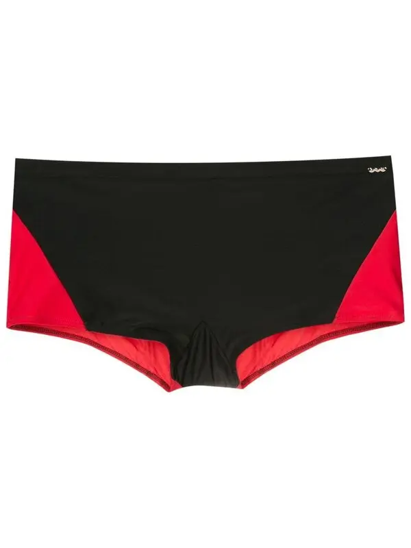 AMIR SLAMA Two-tone Swim Trunks - Red