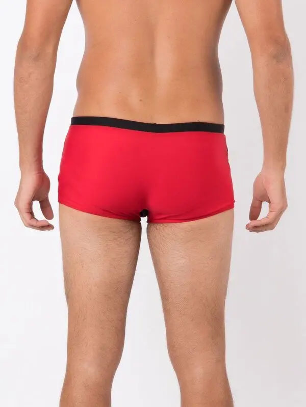 AMIR SLAMA Two-tone Swim Trunks