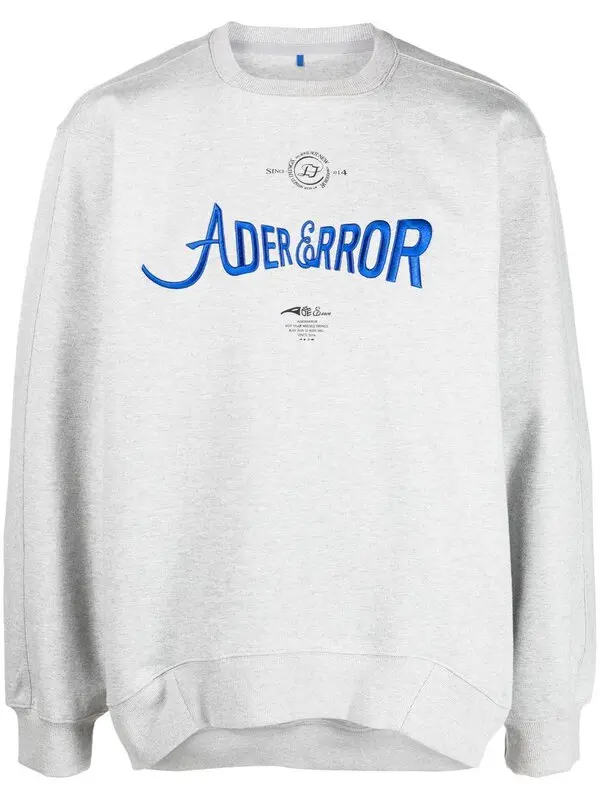 ADER ERROR Logo Print Sweatshirt - Grey